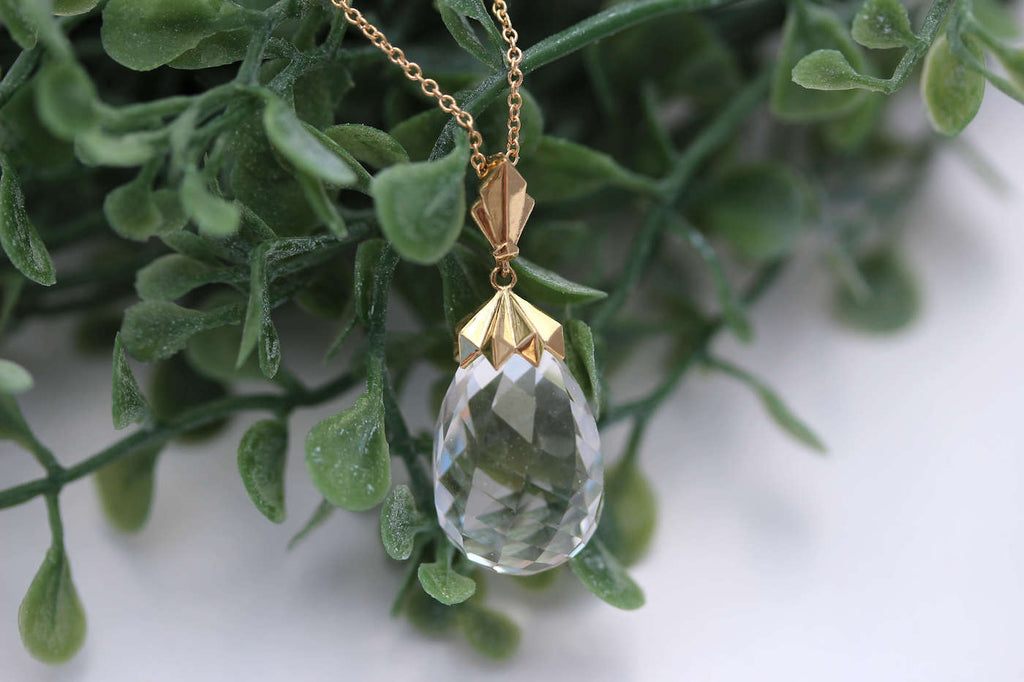 Pyramid Briolette Pendant | lovojewelry